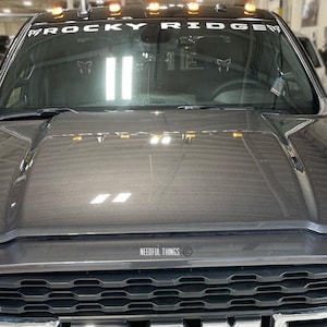 2020-2024 Custom Rocky Ridge Windshield Decal Banner Fits Trucks NEW ...