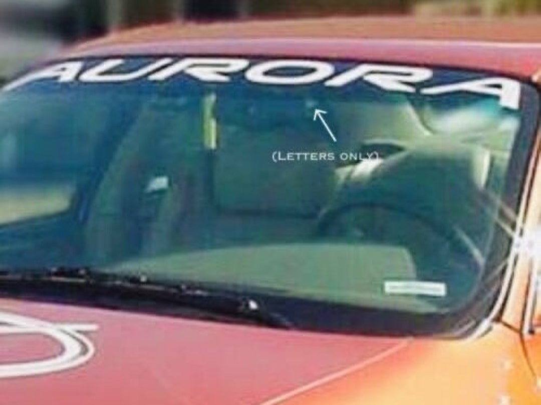 Custom Restored Oldsmobile Aurora Vintage Windshield Banner Decal Sticker New 1PC Universal - Etsy
