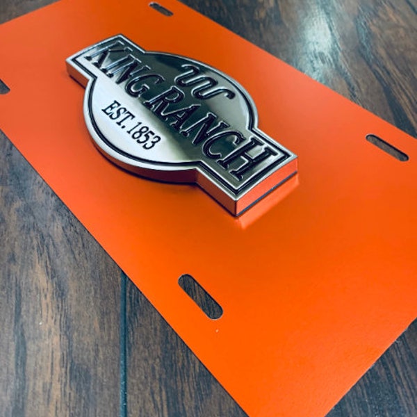 King Ranch License Plate - Etsy