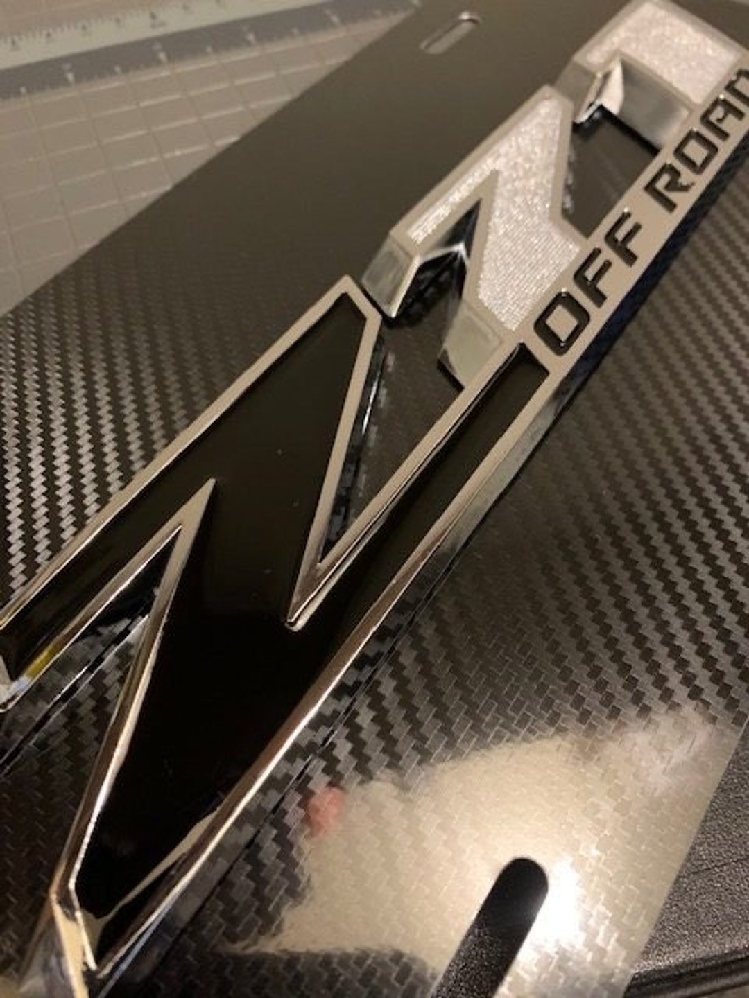 Custom Handcrafted Z71 4×4 off Road 3D License Plate New Carbon Fiber ...