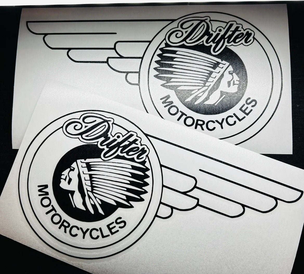 Custom Indian Motorcycle Gas Tank Decals 2PC Set New - Etsy