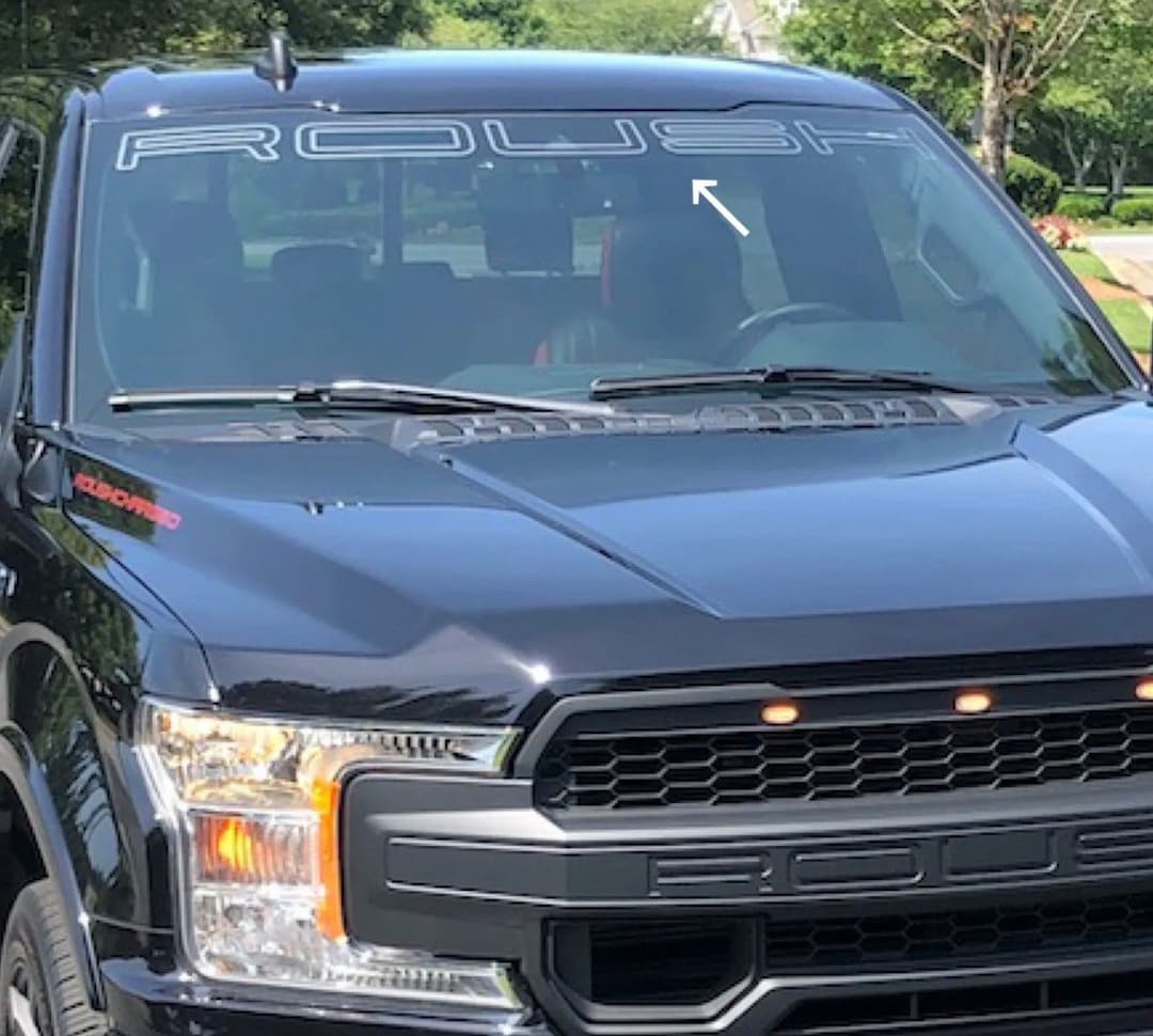 2016-2024 Custom Roush Windshield Decal Banner Fits Roush Trucks NEW ...