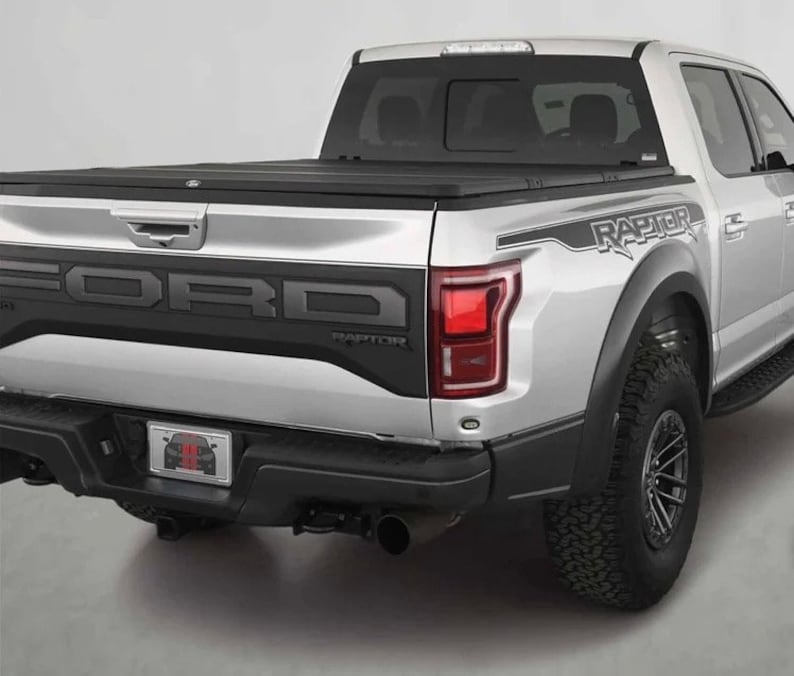 Custom OEM Handcrafted Raptor Bedside Decal Kit 2PC Set Bed Trim Decals ...