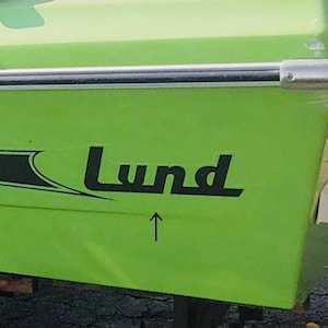 Vintage Lund Boat Decals - Etsy