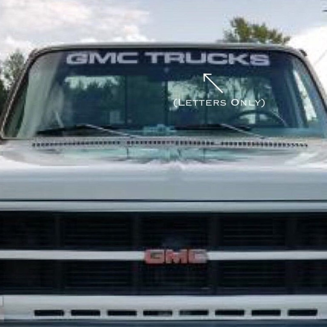Custom Restored Vintage GMC Pace Truck Windshield Banner Decal New 1PC ...