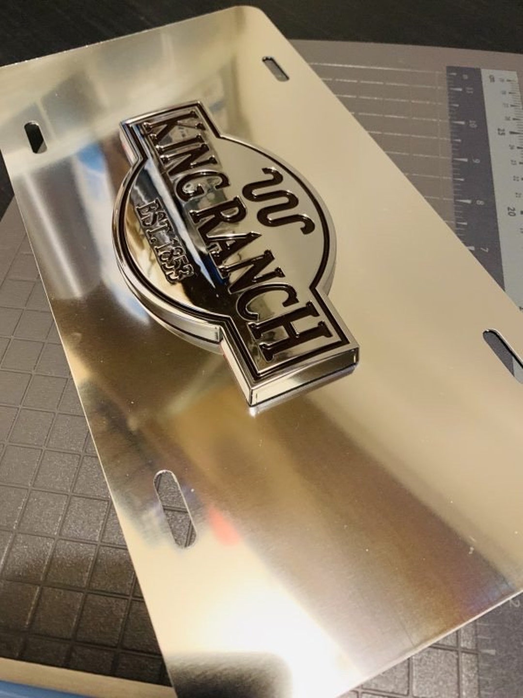 Handcrafted 3D Custom License Plate New Fits King Ranch Super Duty F150 ...