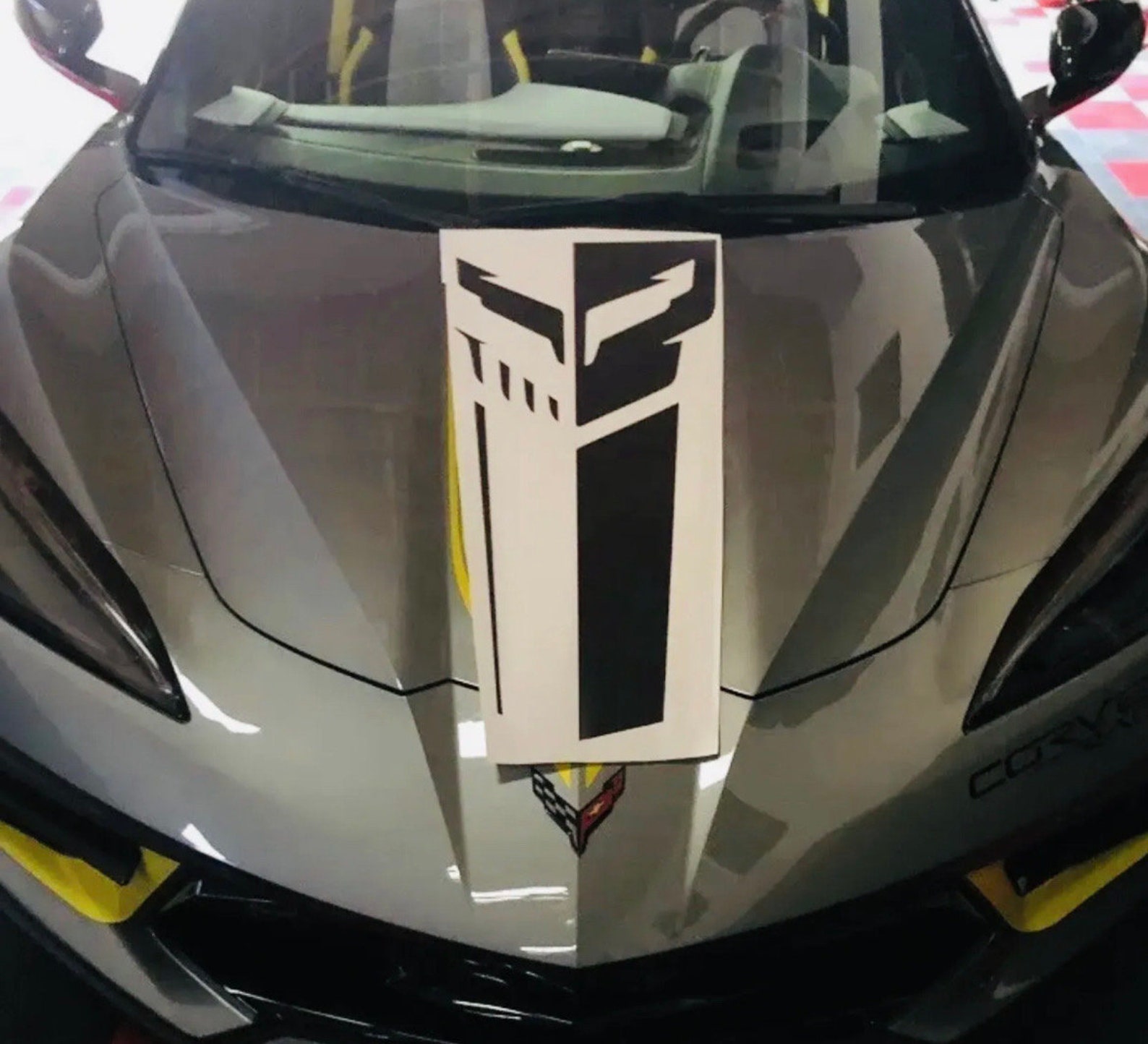 Custom Chevrolet C8 Corvette Jake Hood Decal 2020-2023 New 1PC Oracle ...