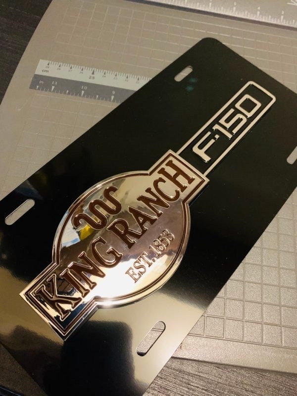 Handcrafted 3D Custom License Plate New Fits King Ranch Super Duty F150 ...