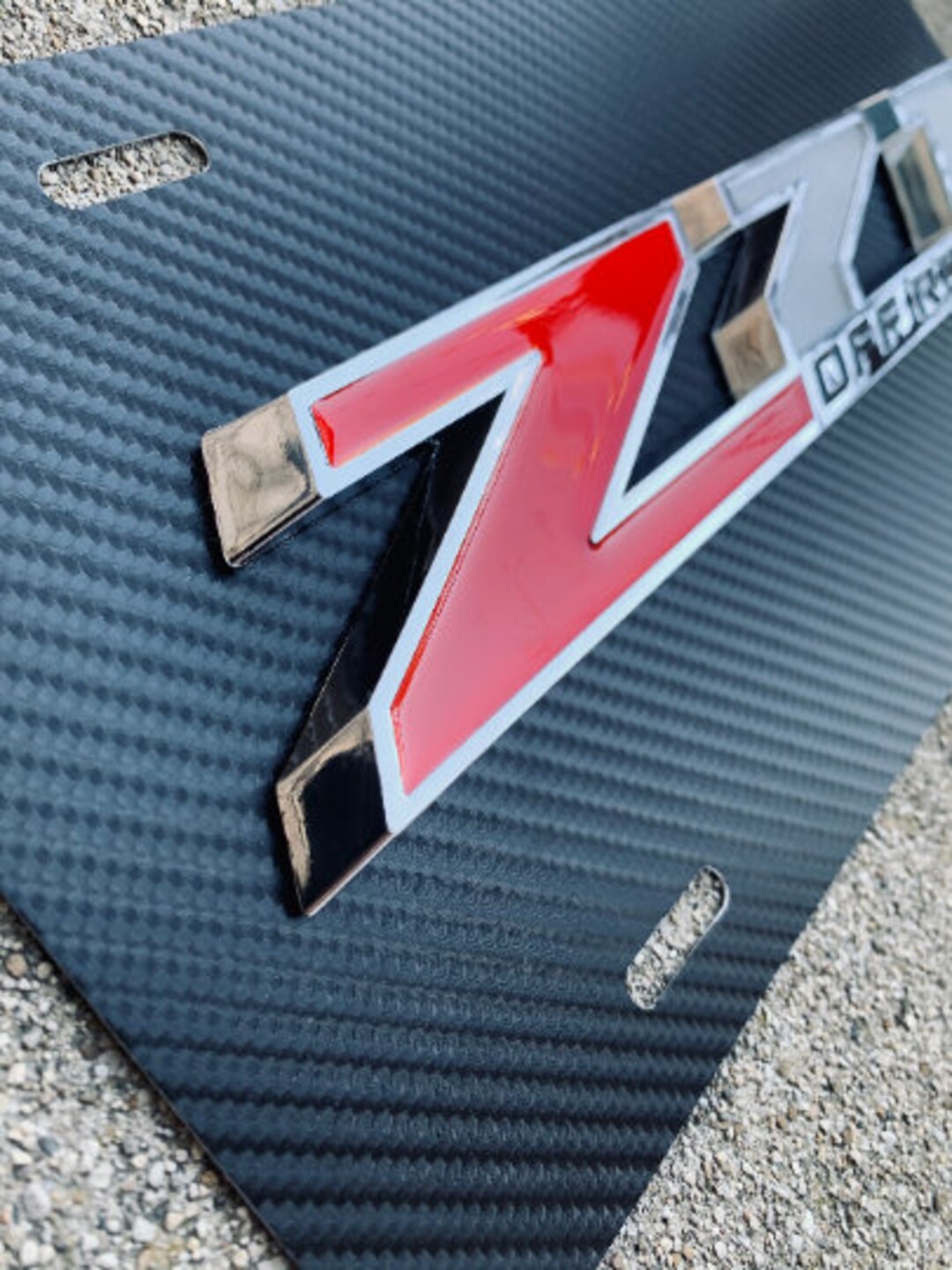Custom Handcrafted Z71 4×4 off Road 3D License Plate New Aluminum 4×4 ...