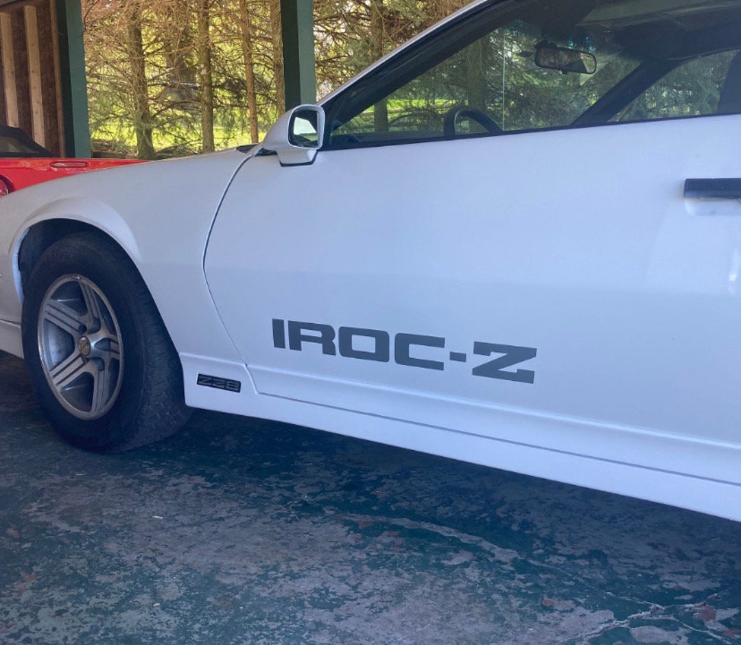 Custom IROC Z Lower Body Trim Decals New 2pc Set Fits Camaro Ss ...