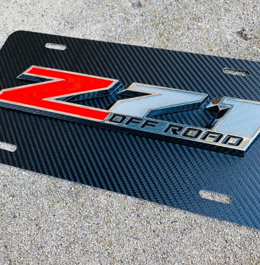 Custom Handcrafted Z71 44 off Road 3D License Plate New - Etsy