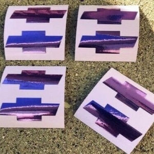 Chevrolet Chevy Bow Tie Wheel Center Cap Decals Stickers Custom New 8PC ...