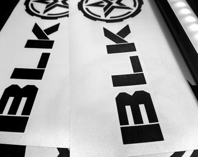 Sticker - Jeep® Text Stripes Hex - Etsy