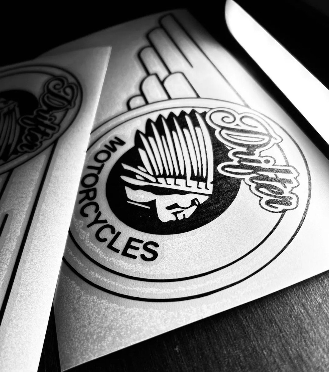 Custom Indian Motorcycle Gas Tank Decals 2PC Set New Handcrafted - Etsy