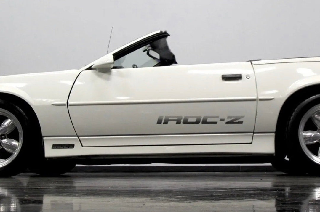 Custom IROC Z Lower Body Trim Decals New 2pc Set Fits Camaro Ss ...