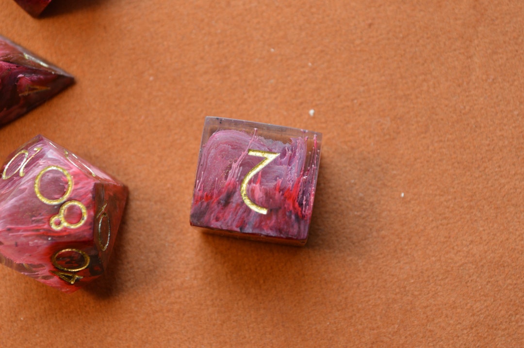 Tendrils of Despair | Handmade Polyhedral Dice Set 7pc+1 |tendrils ...