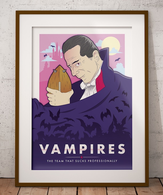 Blood Bowl Inspired 'vampires' Poster | Etsy