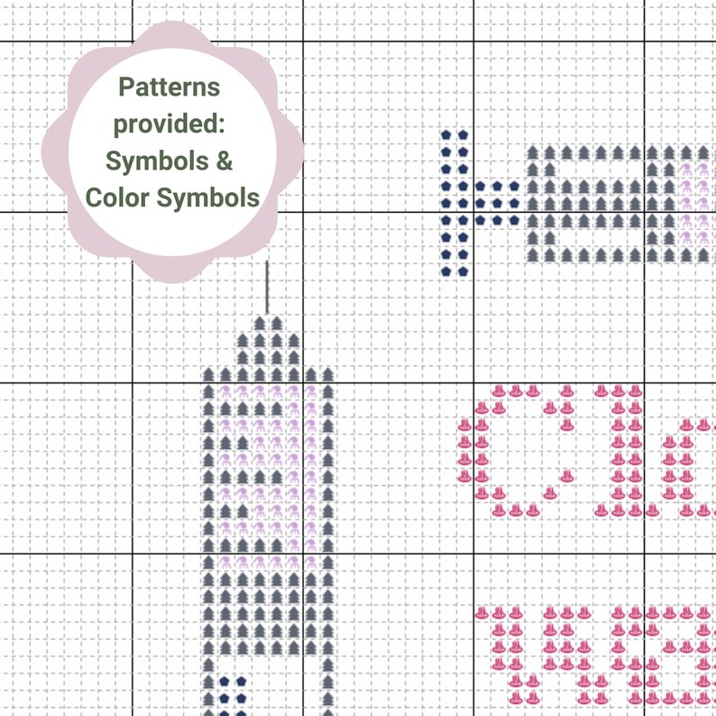 Serenity Cross Stitch PDF Pattern/ AA Symbol/ Addiction Recovery ...