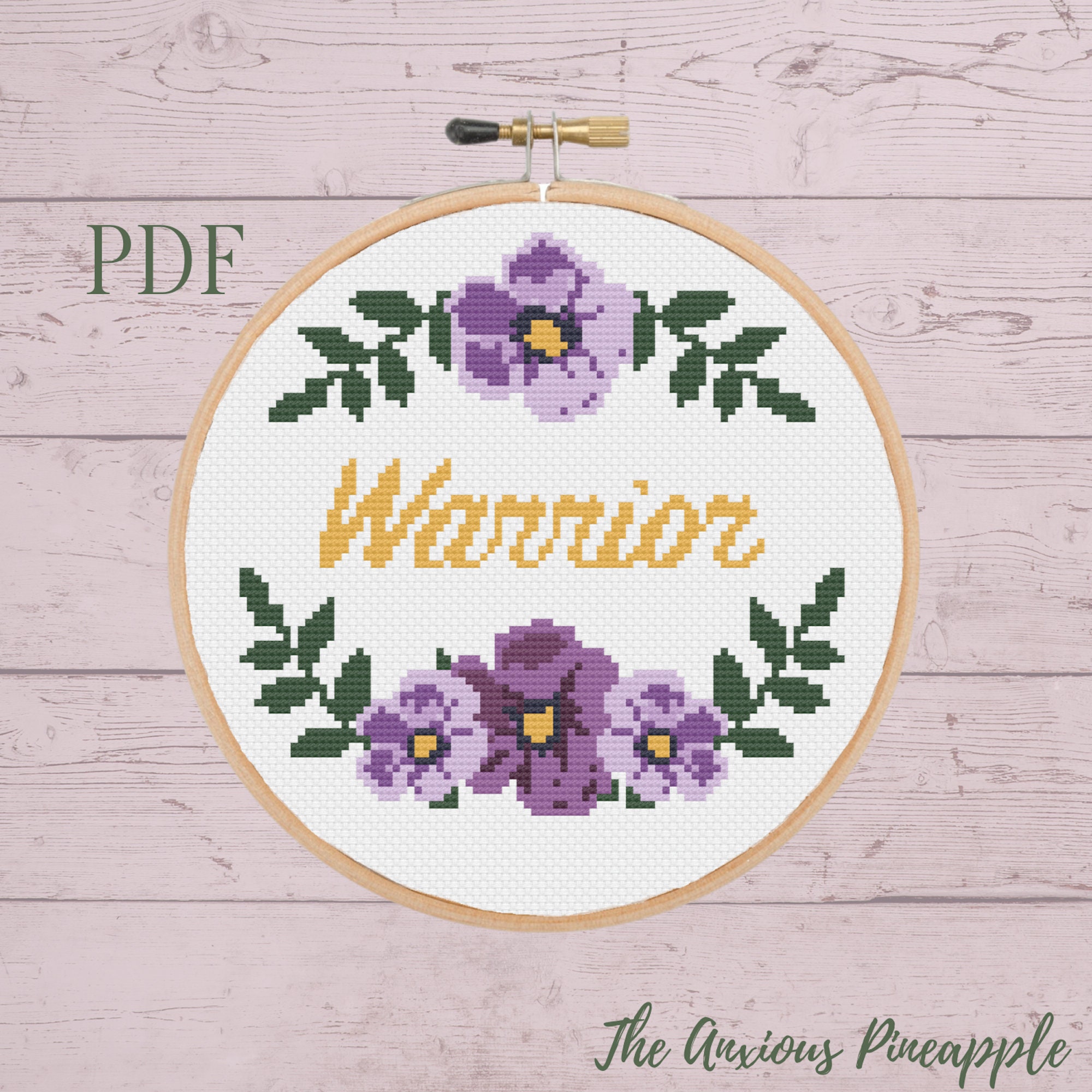 Warrior Cross Stitch Pattern/ Infertility/ Miscarriage/ Cancer Survivor ...