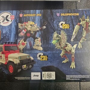 Transformers Collaborative Jurassic Park X Toys Dilophocon & Autobot ...