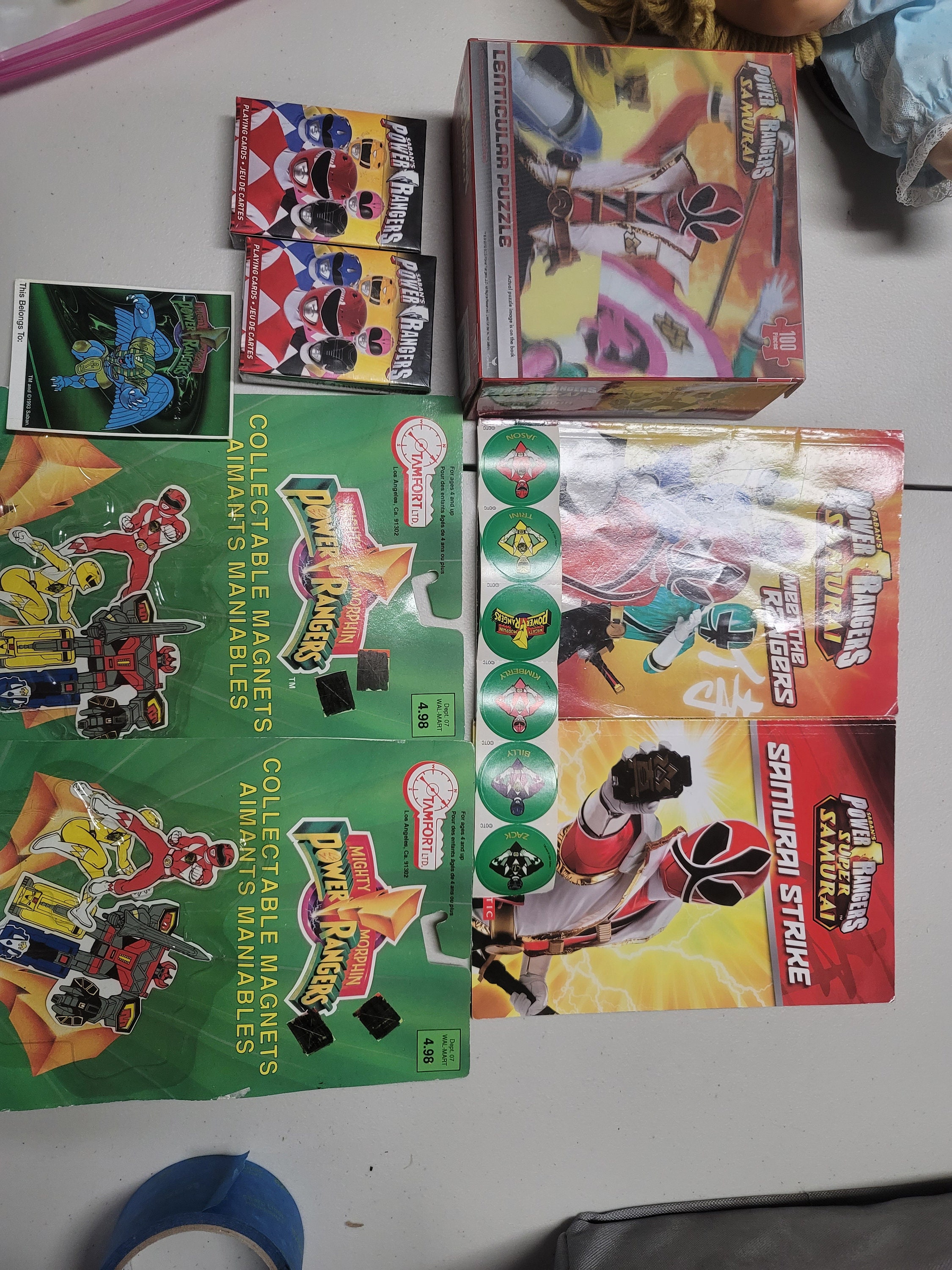 Power Rangers Samurai Cards