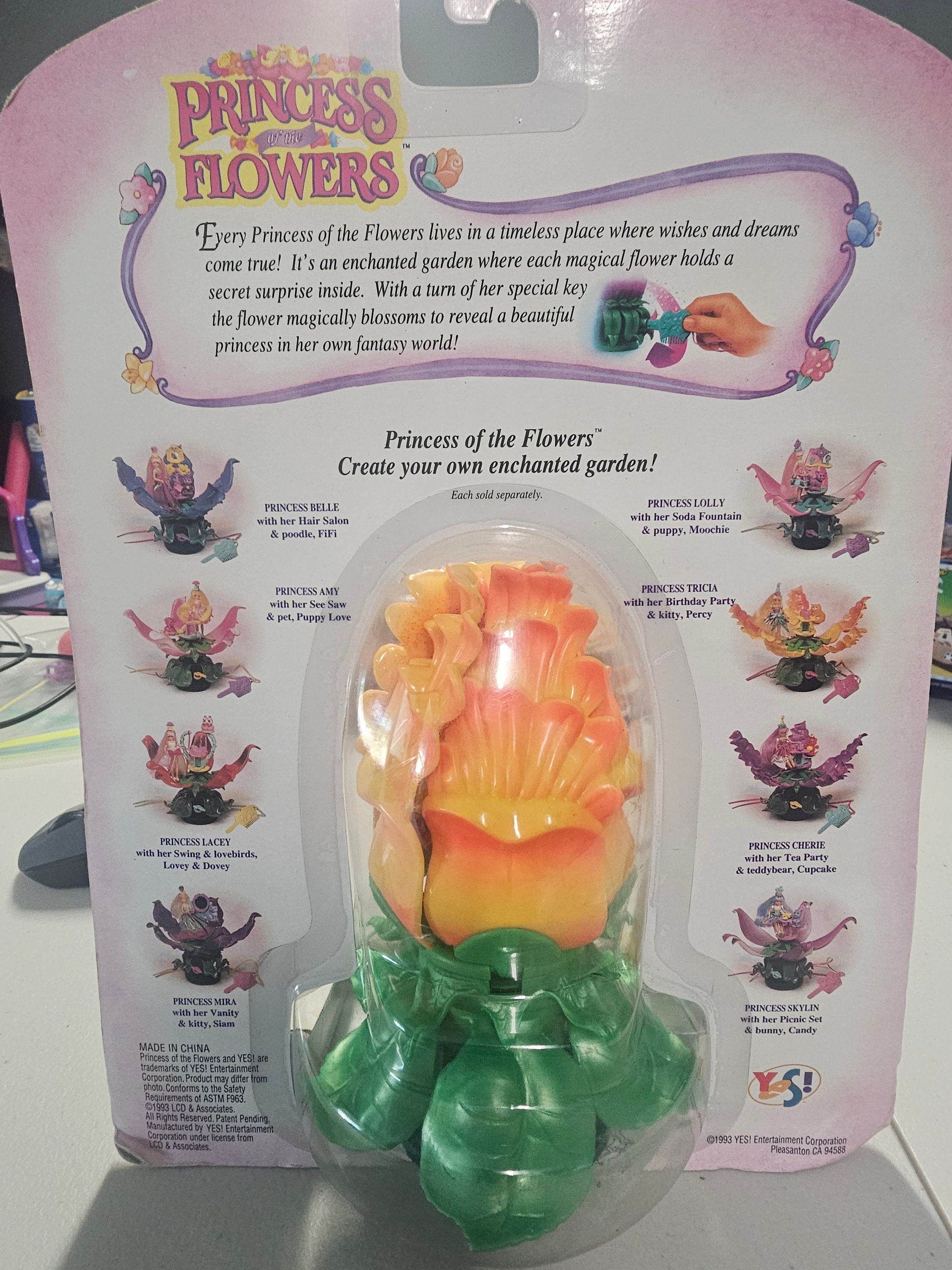 Vintage 1993 Princess of the Flowers Princess Tricia W/ Her Birthday ...