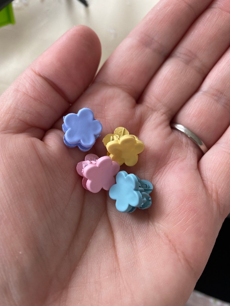 Mini Flower Claw Clips Girls Gift Idea Stocking Filler, Christmas Gift ...