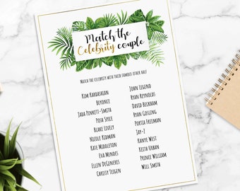 Celebrity Match Game - Etsy