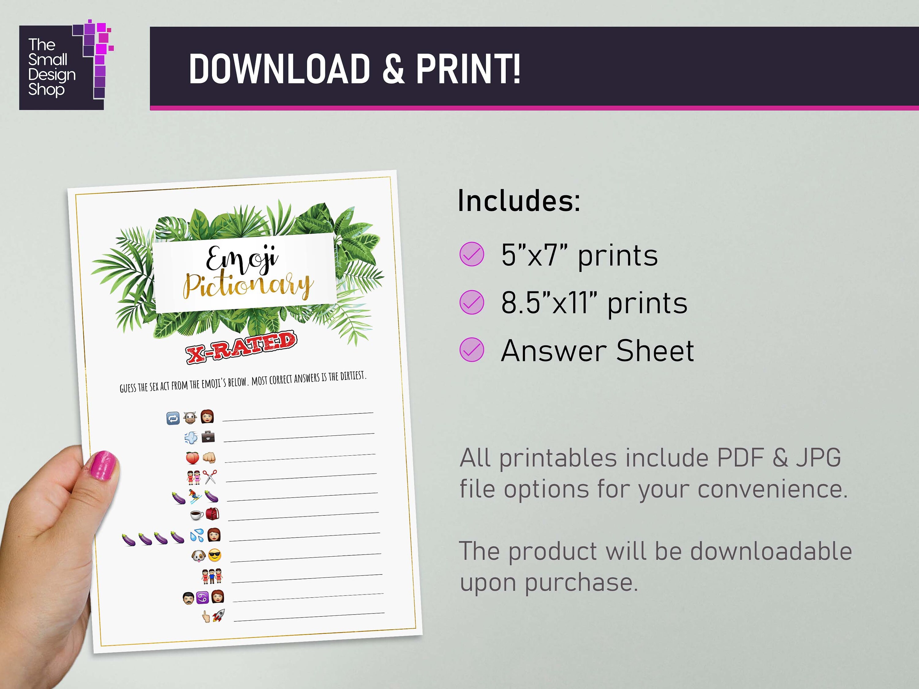 Dirty Emoji Pictionary Rude Bachelorette Party Games X-rated - Etsy