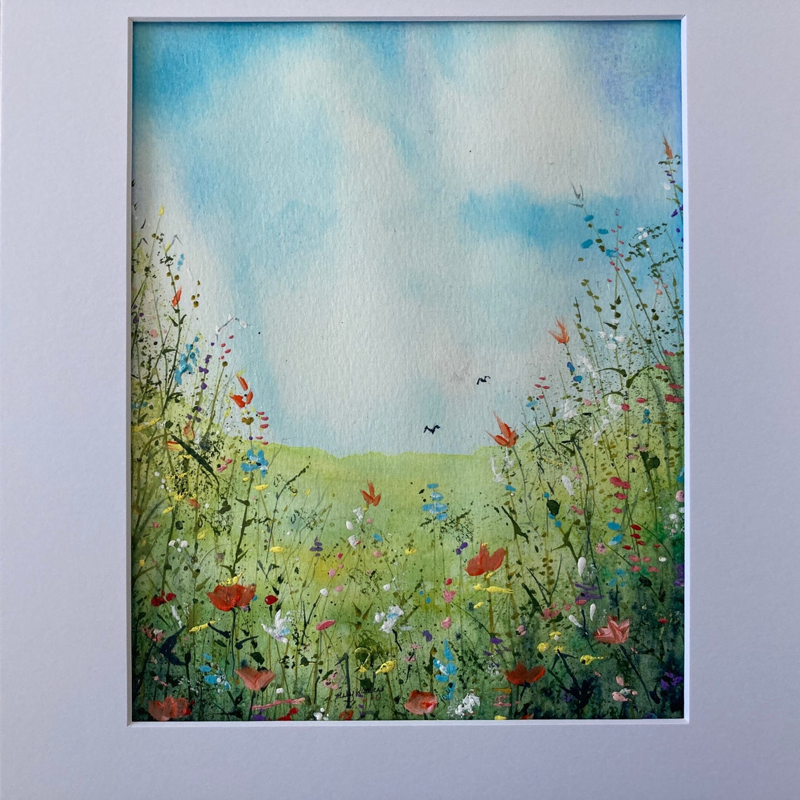 Watercolor Original Art. Springing Forth. Watercolor and Mixed - Etsy