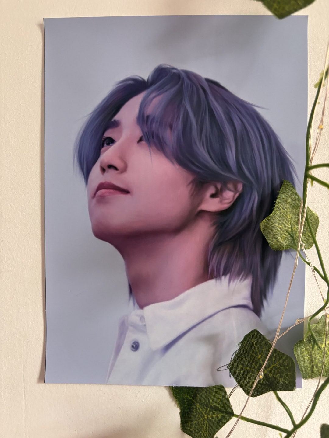 Stray Kids Blue Han Jisung Art Print Gift for Stays - Etsy