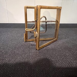 Handmade Square Mini Brass Frame With Floating Glass | 2"x2" - Etsy