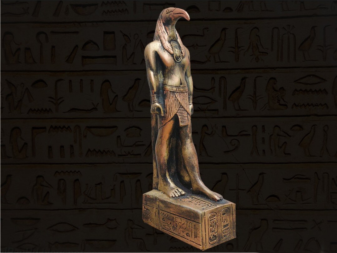Statue of the God Thoth. Lord Thoth. God of Wisdom and Writing in ...
