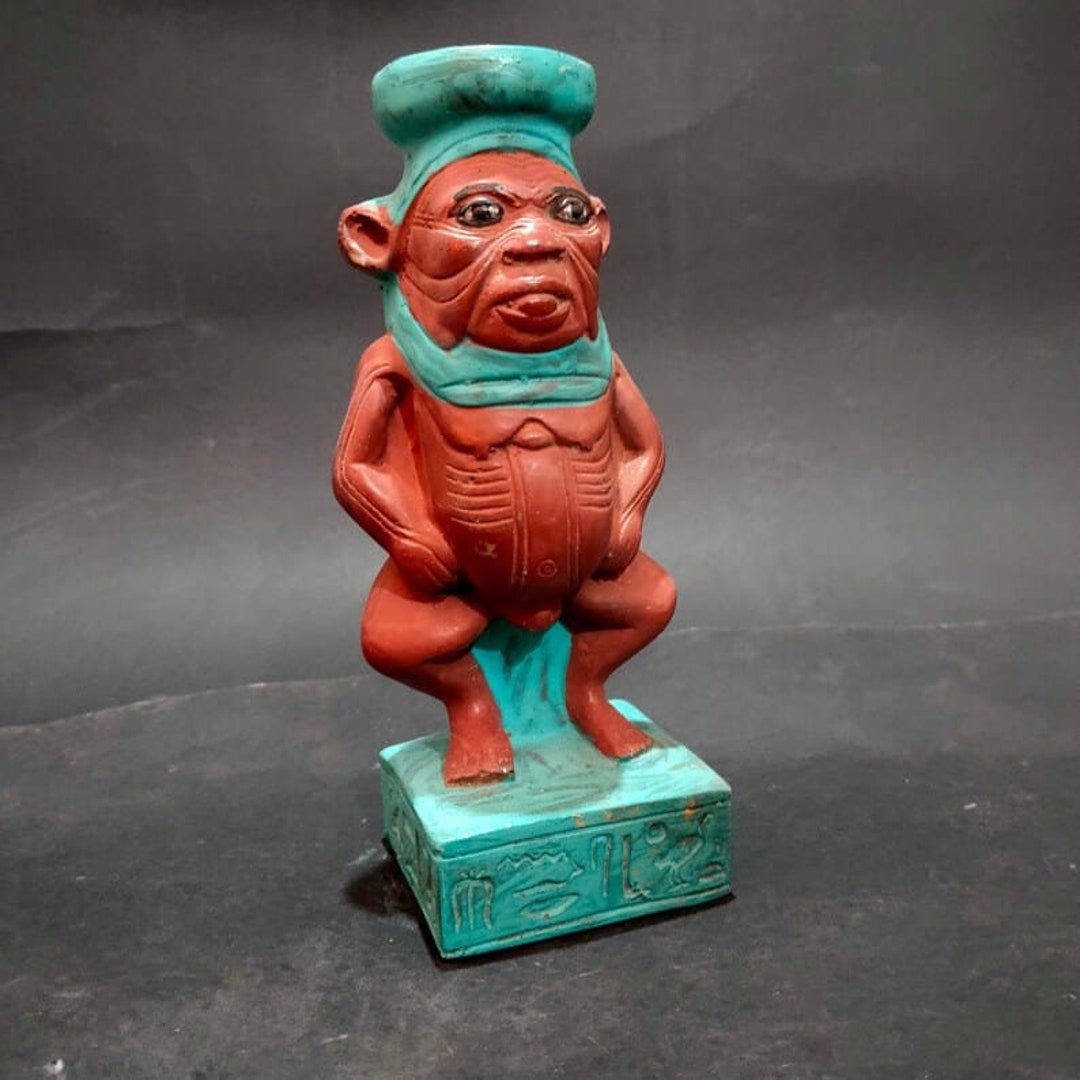 Amazing and Unique Egyptian Statue. God Bes. Hand Carved. Available in ...