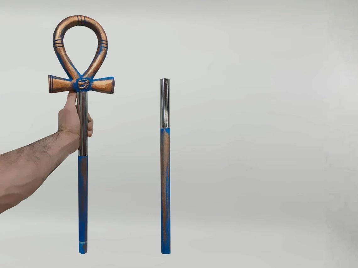 Mace. Scepter. Rare Sceptre. Ankh. Ankh Scepter. the Scepter of Kings ...