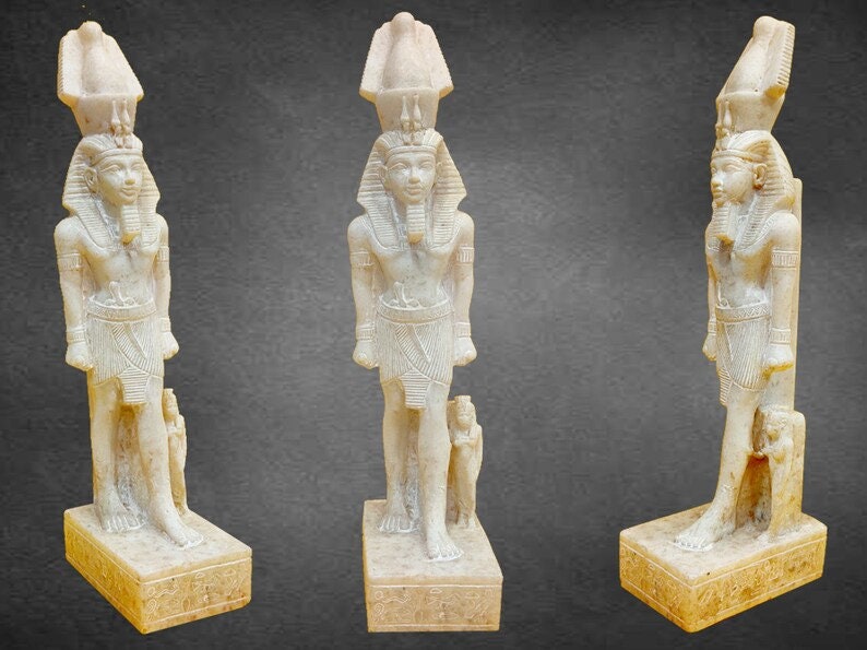 Statue of King Thutmose III. the Greatest Kings of Egypt. Rare 14.5 ...