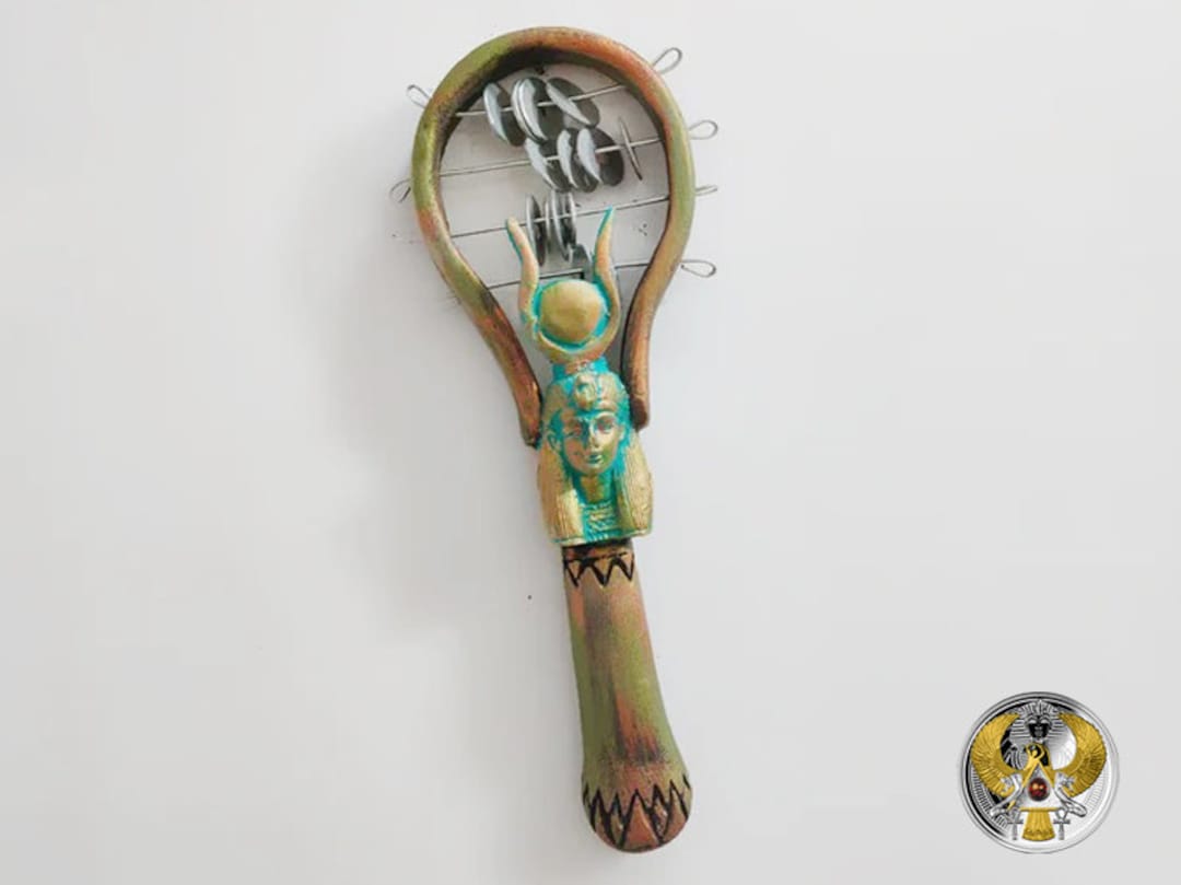 Hathor. Sistrum of Goddess Hathor. Ancient Egyptian Sistrum | Sacred ...