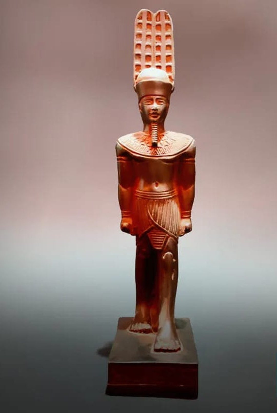 Unique Egyptian Statue God Amun-ra God of the Sun, Wind, and Fertility ...