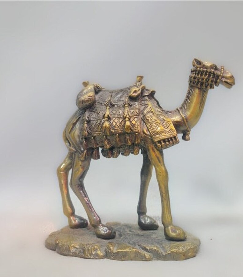 Egyptian Camel, Camel Pyramids of Giza. Copper Metal Made in Egypt. 5×4 ...