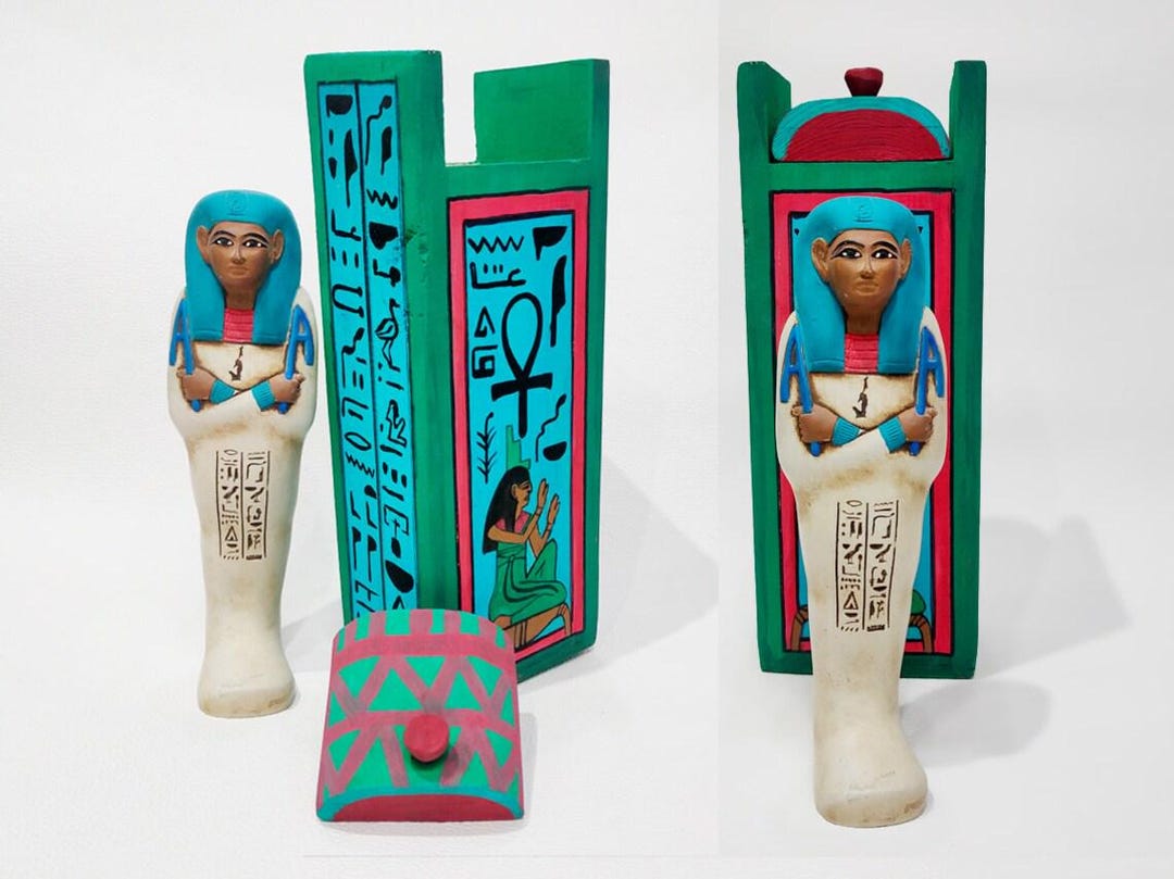 Shabti Box. Isis Box. Shabti. Shabti Isis .ancient Egyptian Ushabti Box ...