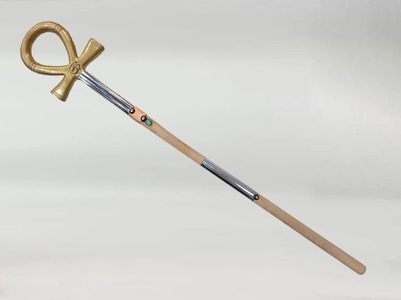 The Scepter of Kings. Rare Pharaoh's Scepter. Ankh Scepter.decorated ...