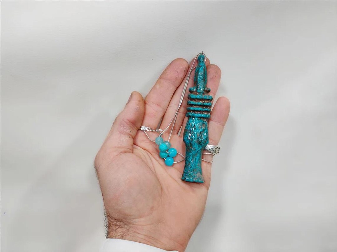 Amulet of the Djed of God Osiris. Djed Necklace. Djed . Djed Pillar ...