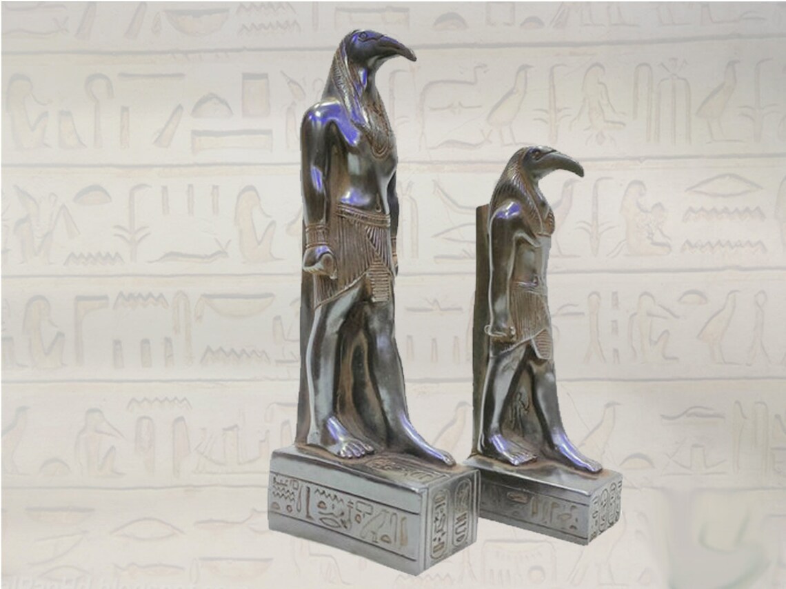 Statue of the God Thoth. Lord Thoth. God of Wisdom and Writing - Etsy