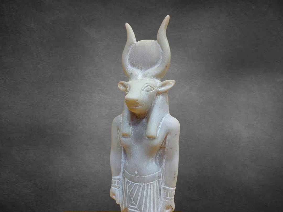 Statue of Montu - a Great Statue of the God of War Depicted With the ...