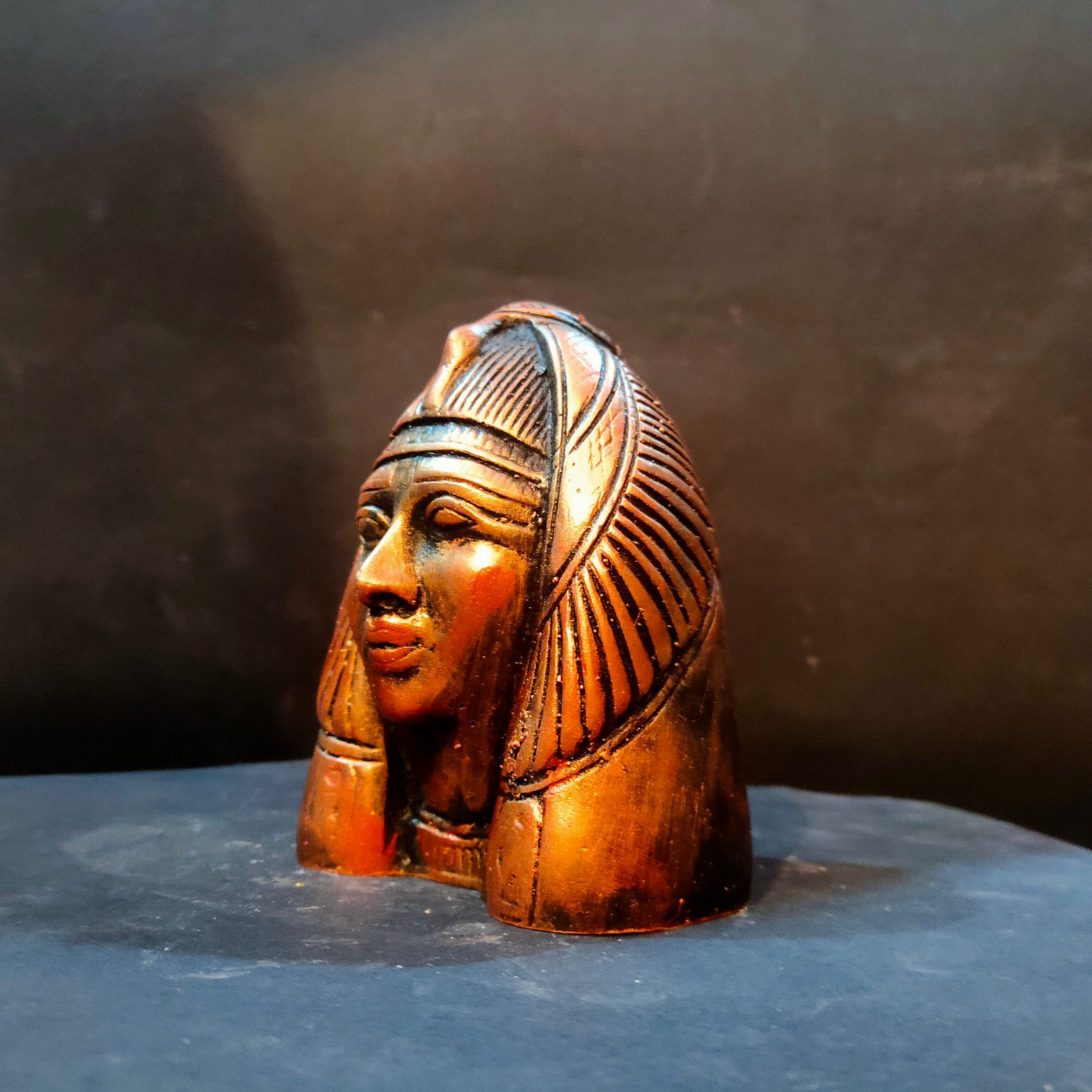 The Head of a Statue of the Beautiful Queen Cleopatra Was Made With ...
