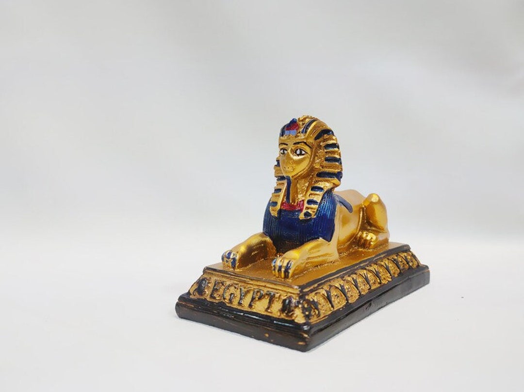 Egyptian Statue of the Sphinx. Golden Sphinx Statue. Made in Egypt - Etsy