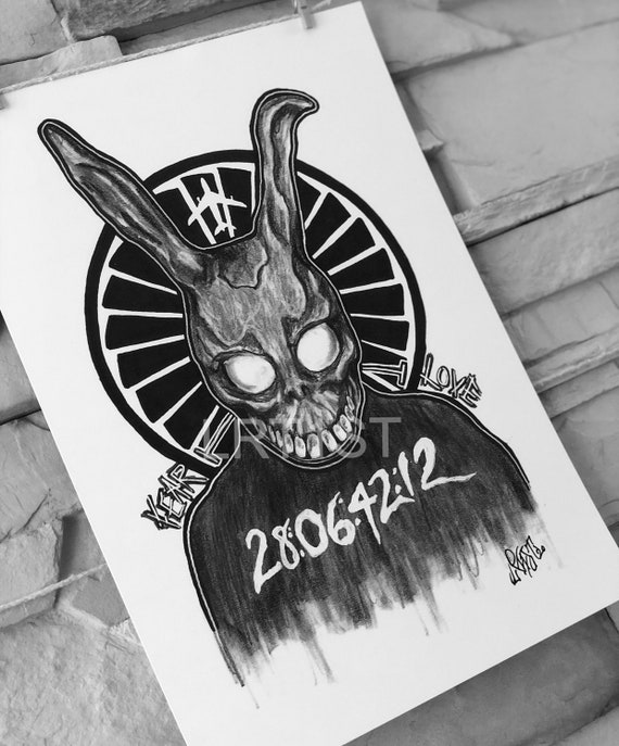 Donnie Darko Rabbit Drawing