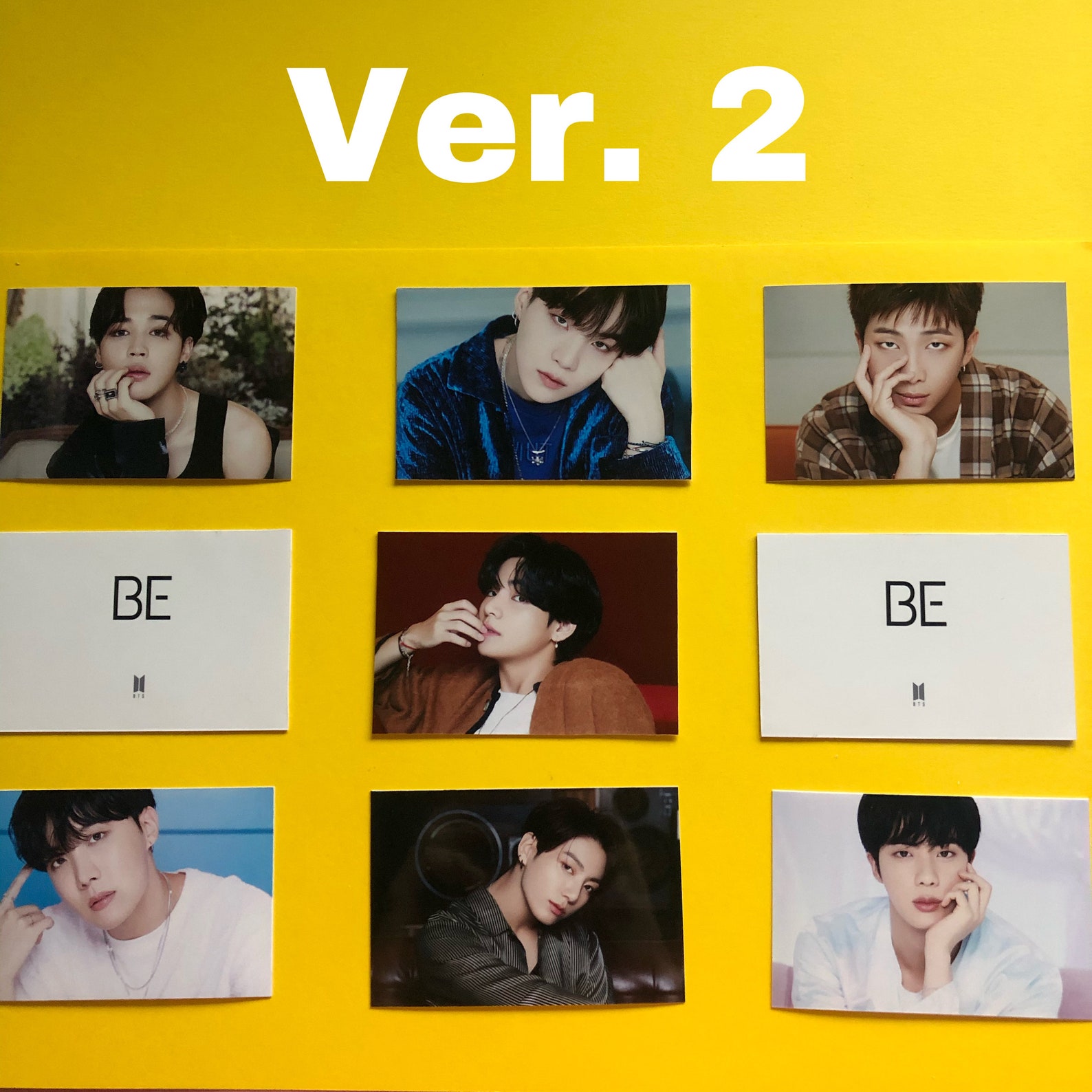 BTS BE Photocards Kpop Double sided Photocard Bts Album BE Etsy BTS BE Photocards Kpop Double sided Photocard Bts Album BE Etsy