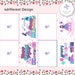 Set of 4 Printable Simple Illust Birthday Card Happy Birthday - Etsy