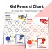 Printable Reward Chart, Kid Behavior Chart, Toddler Potty Chart, Child ...